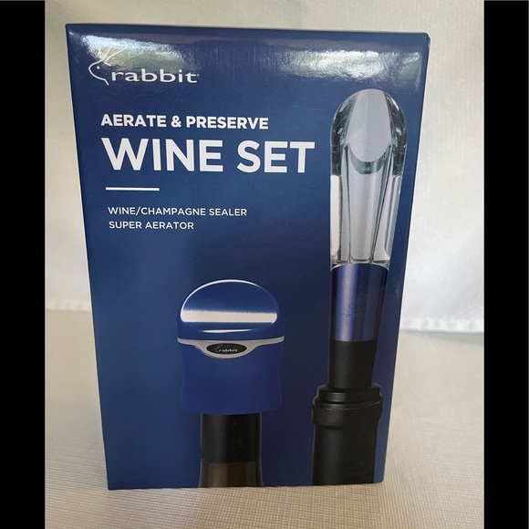 Dining | New Rabbit Aerate Preserve Wine Set | Poshmark